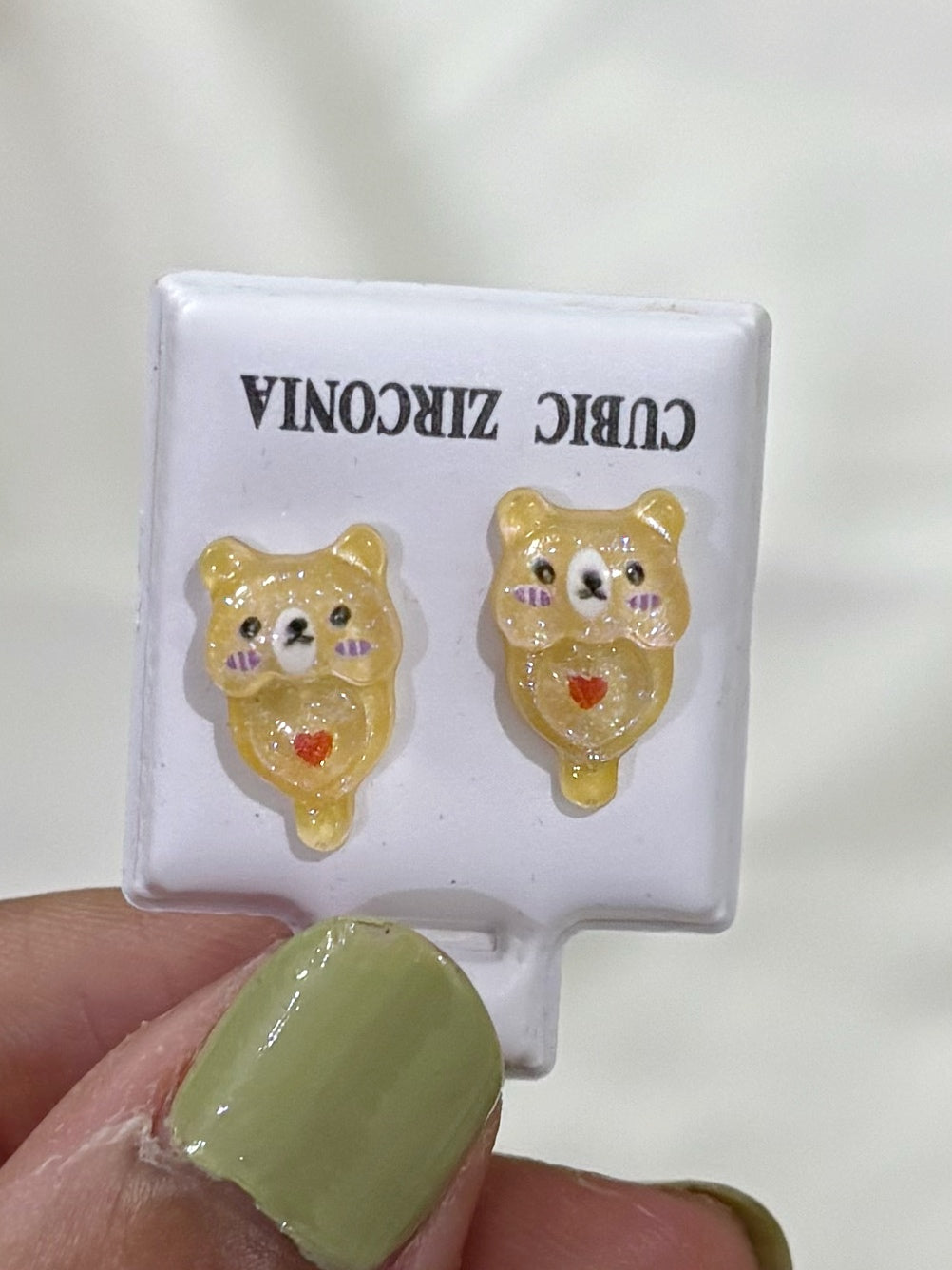 Bear studs – Bold Petals