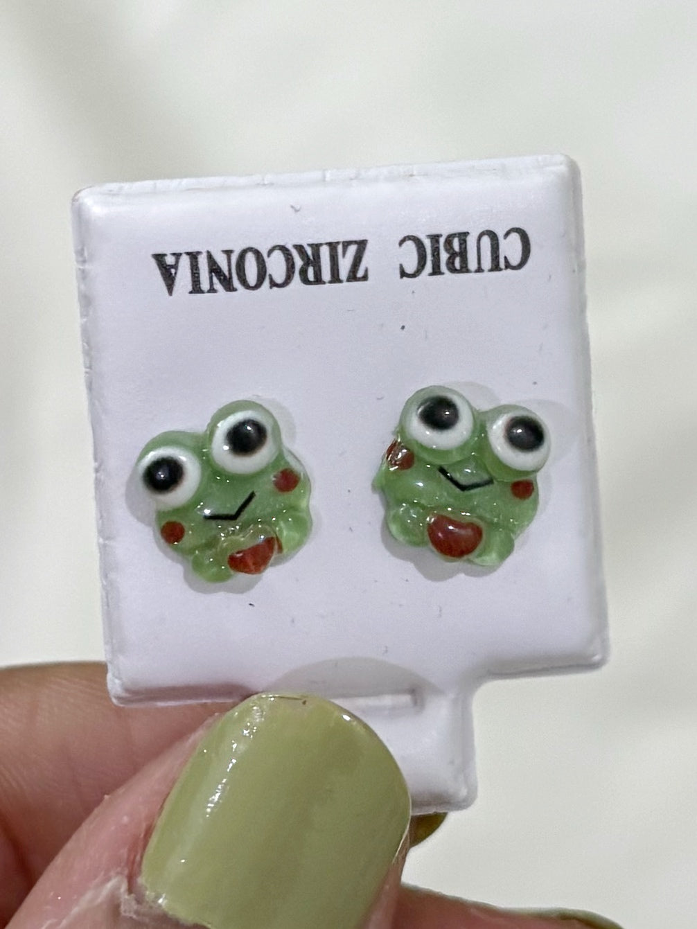 Frog studs – Bold Petals