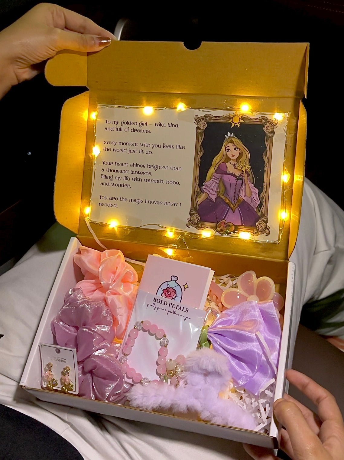 Rapunzel princess hamper – Bold Petals