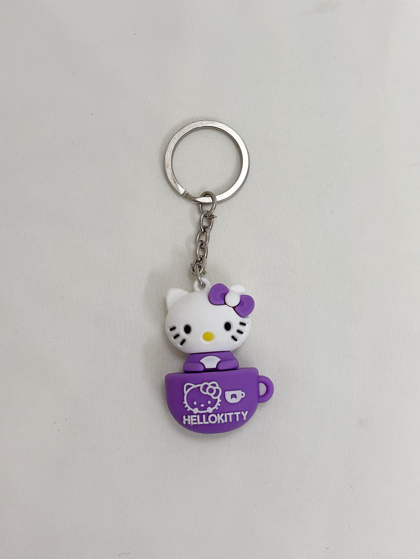 hello kitty cup keychain purple – Bold Petals